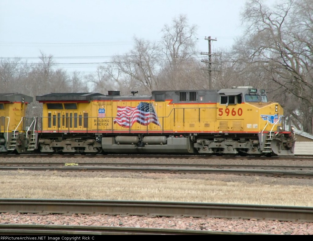 UP 5960 Leads EB Coal Loads